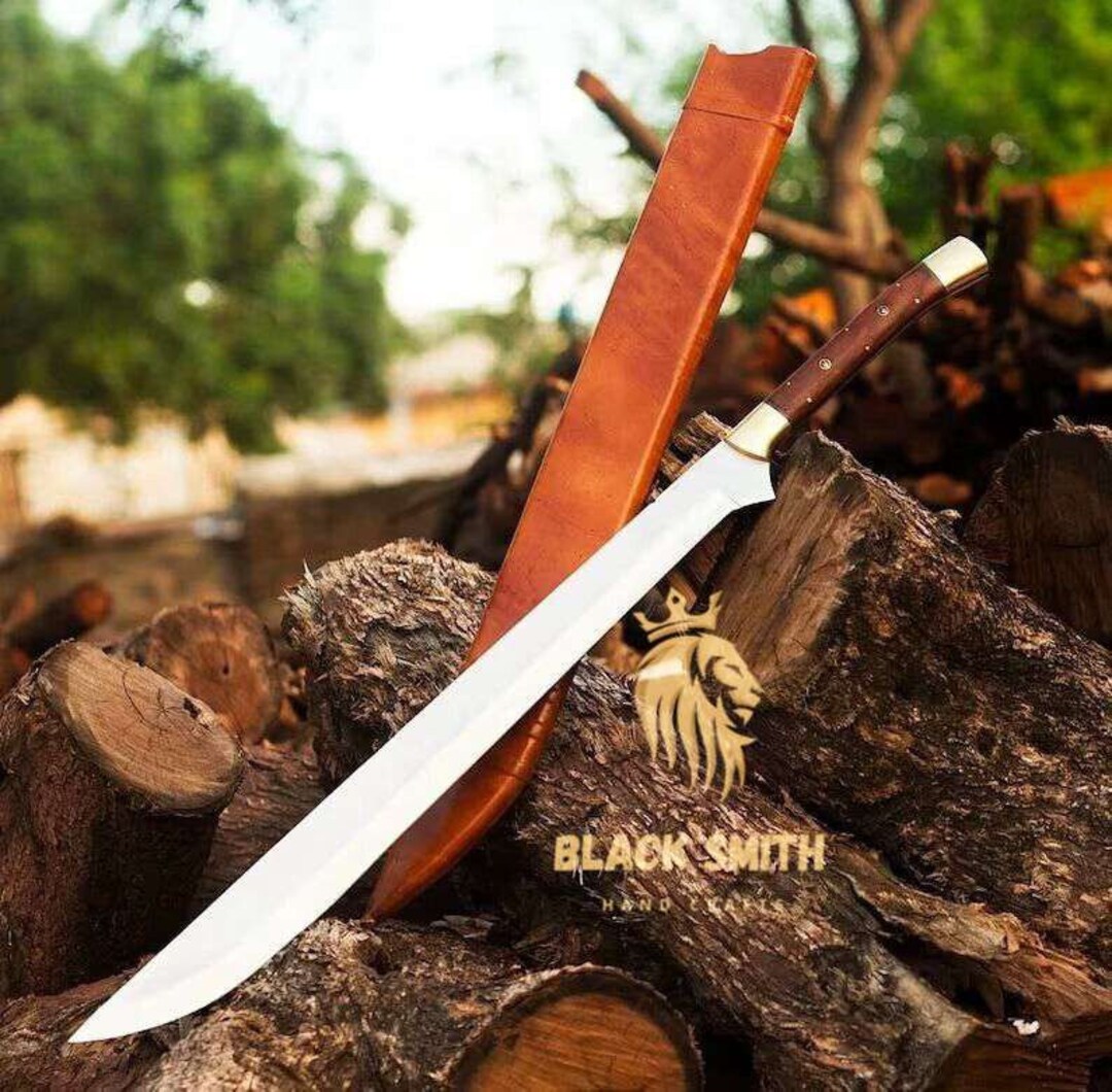 Custom Handmade Authentic Viking Sword With Leather Sheath Gift for Him ...