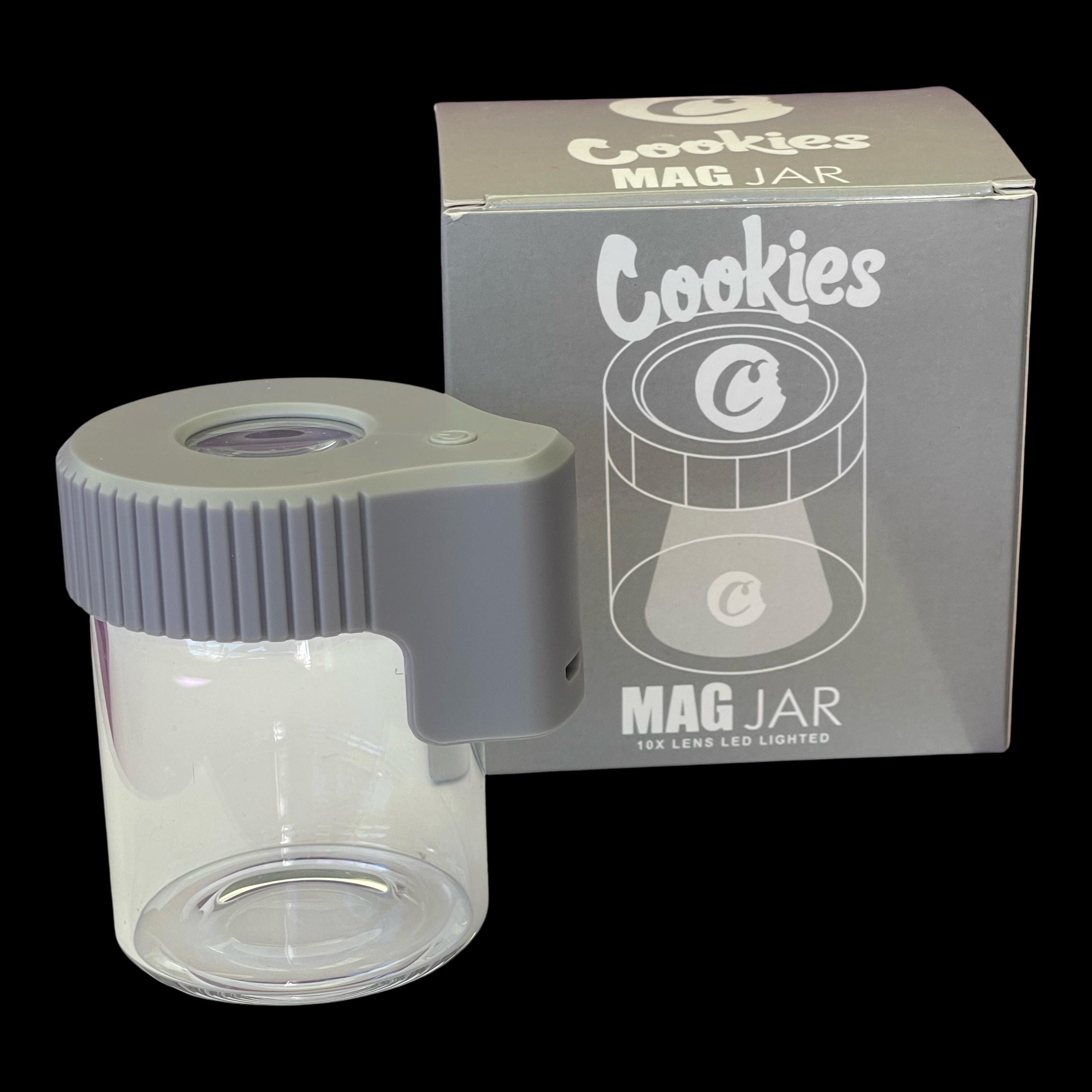 Cookies Jar (magnifying/ LED/ Smell Proof) Stash Jar - Etsy UK