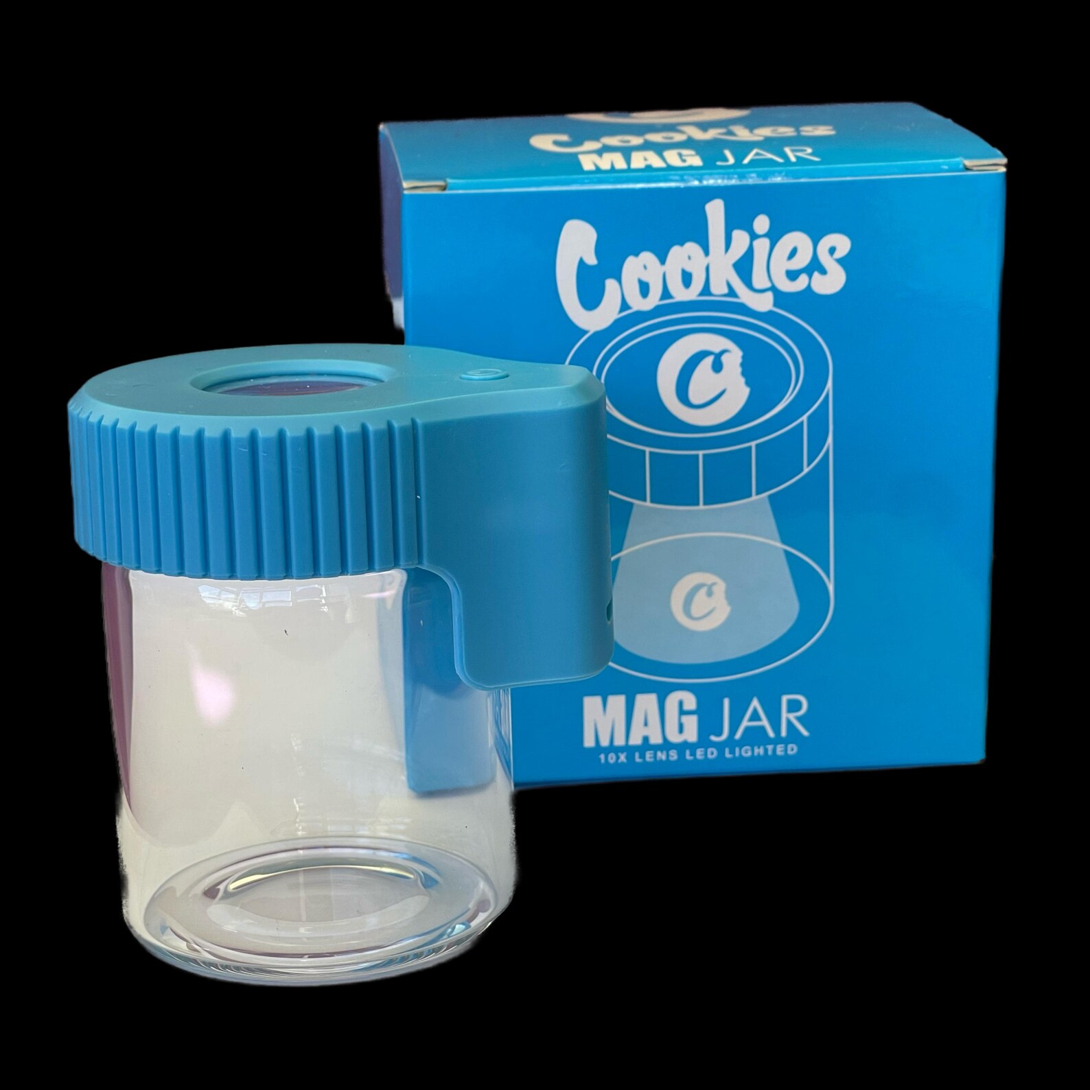 Cookies Jar (magnifying/ LED/ Smell Proof) Stash Jar - Etsy UK