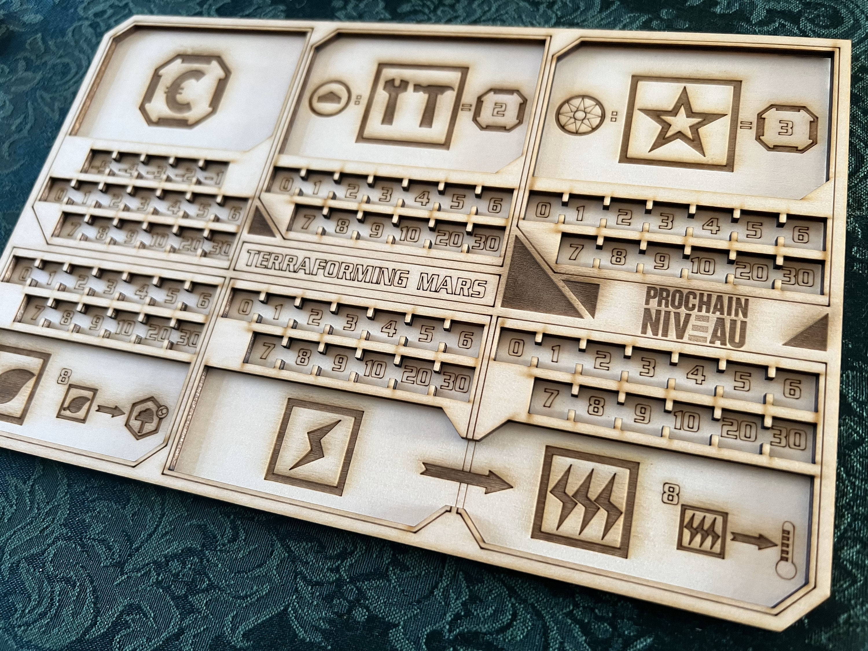 Terraforming Mars Player Board - Dashboard Laser Cut - Etsy