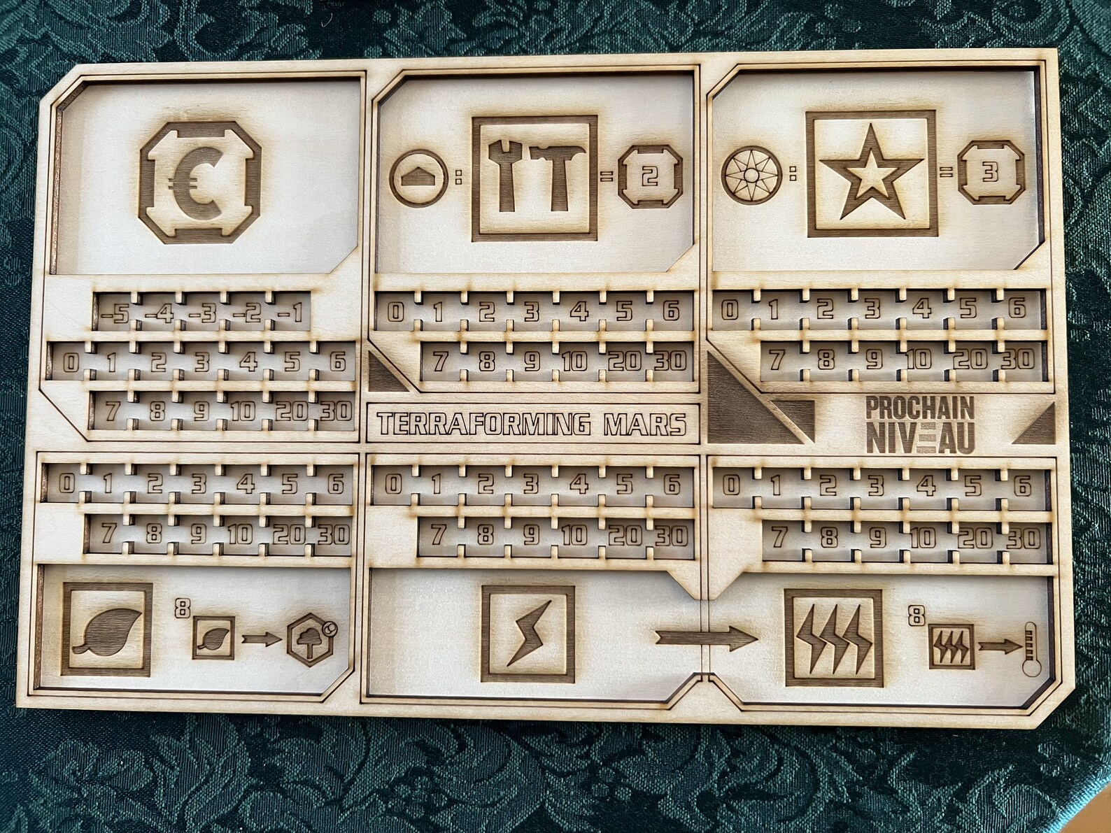 Terraforming Mars Player Board - Dashboard Laser Cut - Etsy