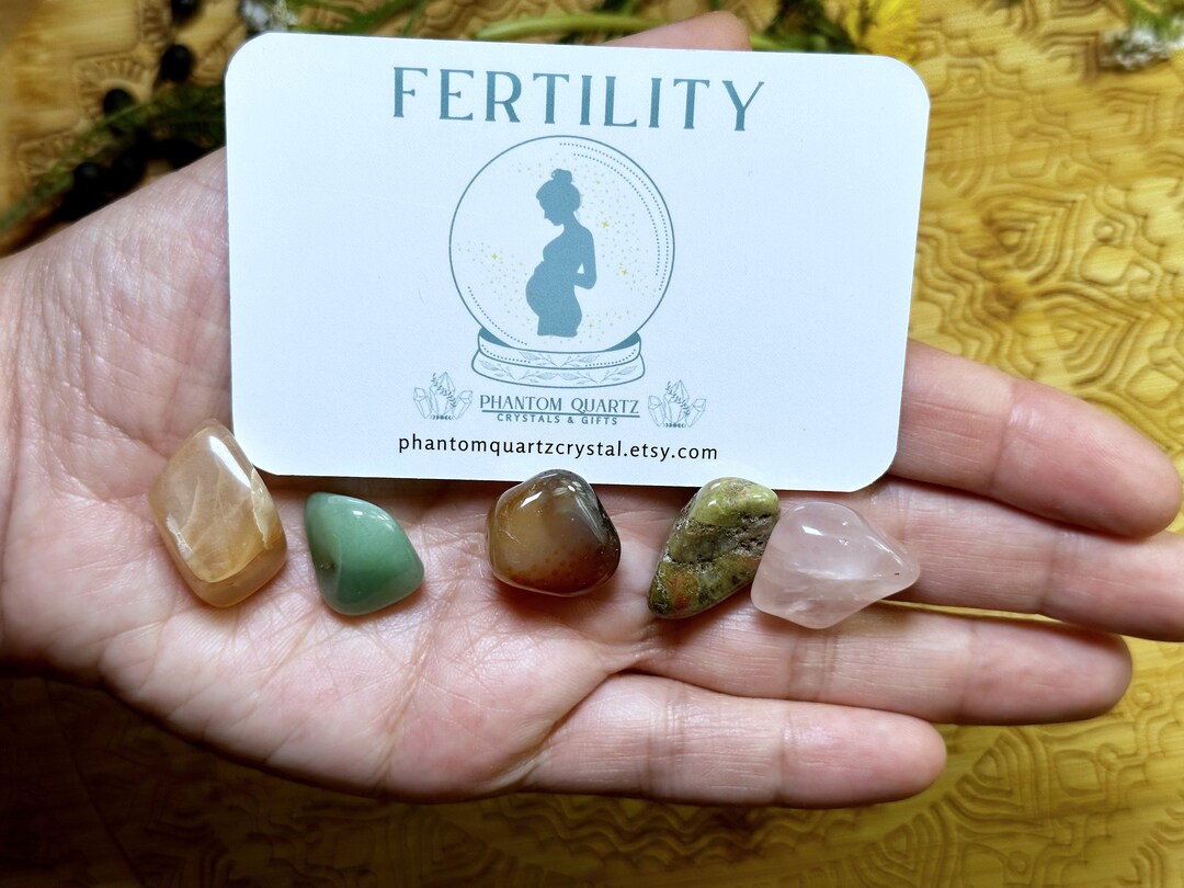 Fertility Gemstone Set.tumble Stone.gift for Her.gift for Friend. Gift ...