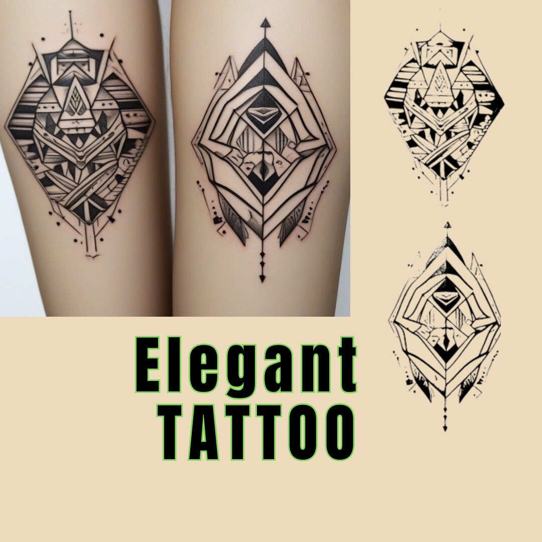 Double Tattoo, Arm Leg Tattoo, Unisex Body Painting, Genuine Tattoo ...