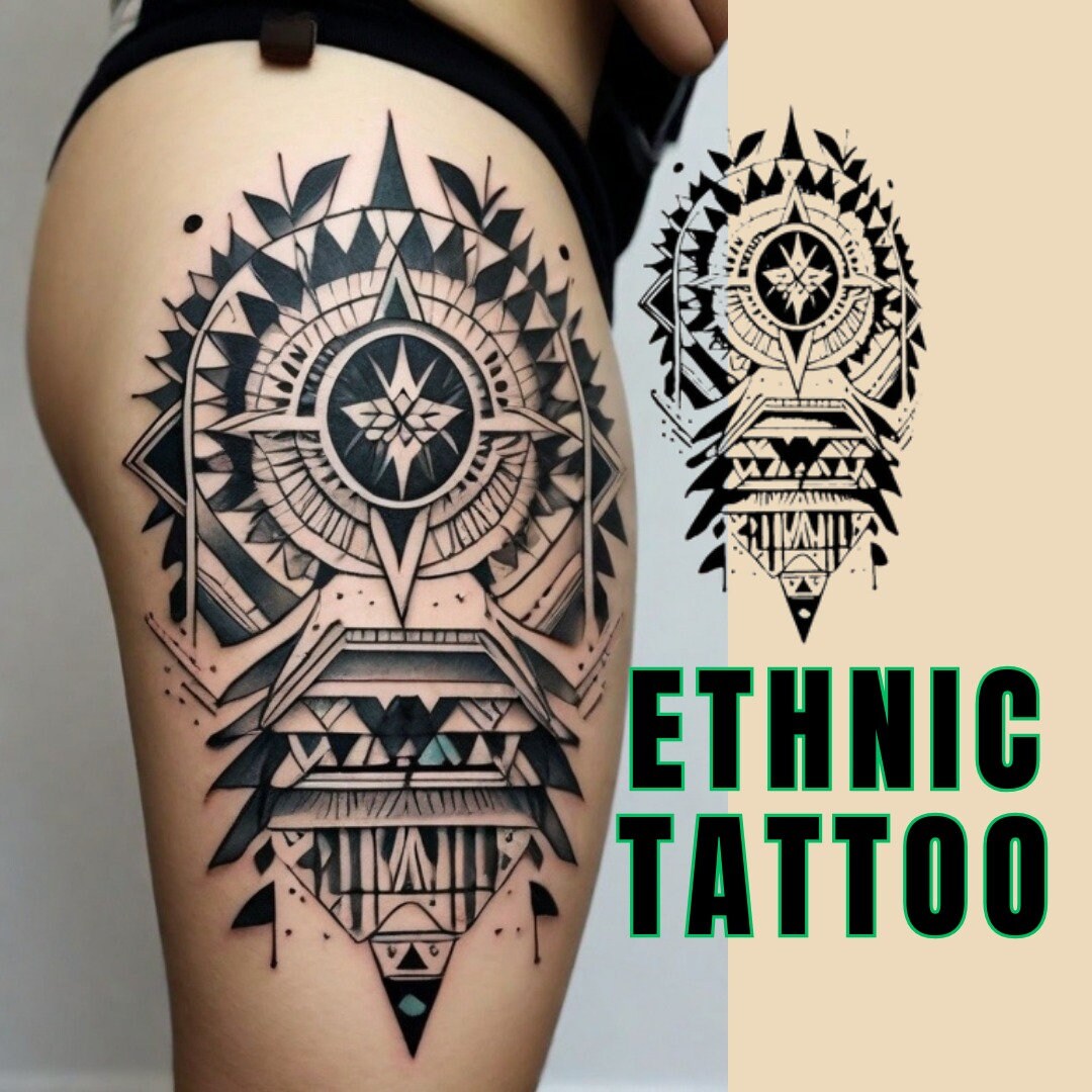 Ethnic Pattern Tattoo Baho Body Painting Traditional Icons - Etsy