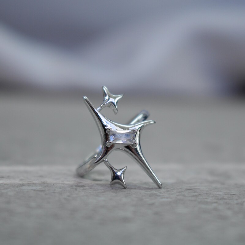 Shiny Silver Ring - Etsy