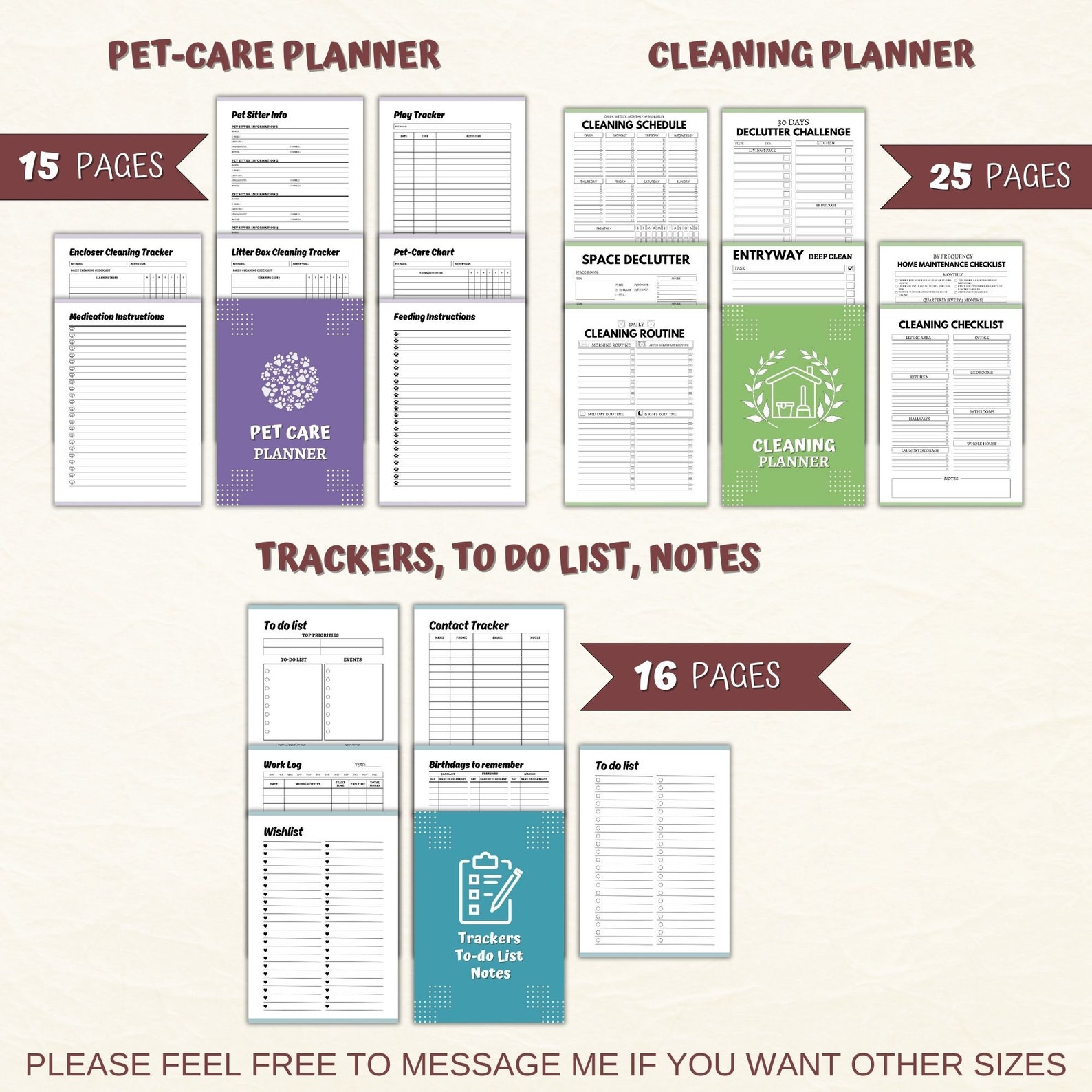 Mega Adhd Planner Bundle for Adults Printable A4,ultimate Life Planner ...