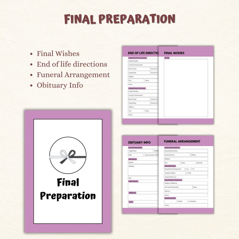 Emergency Binder Printable: Fillable Home & Medical Planner (PDF) - Etsy