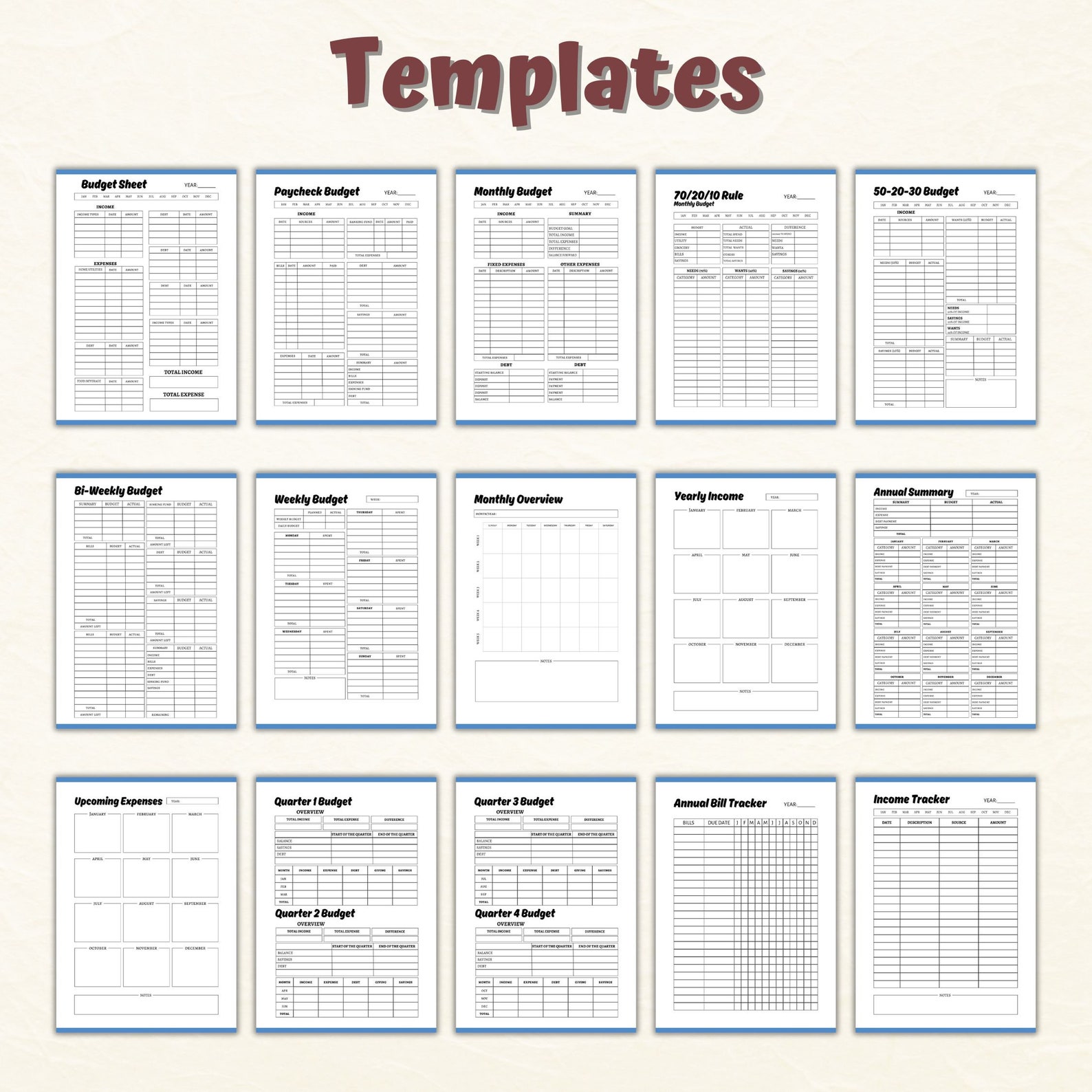 Budget Finance Planner Bundle Printable Digital Budget Journal for iPad ...