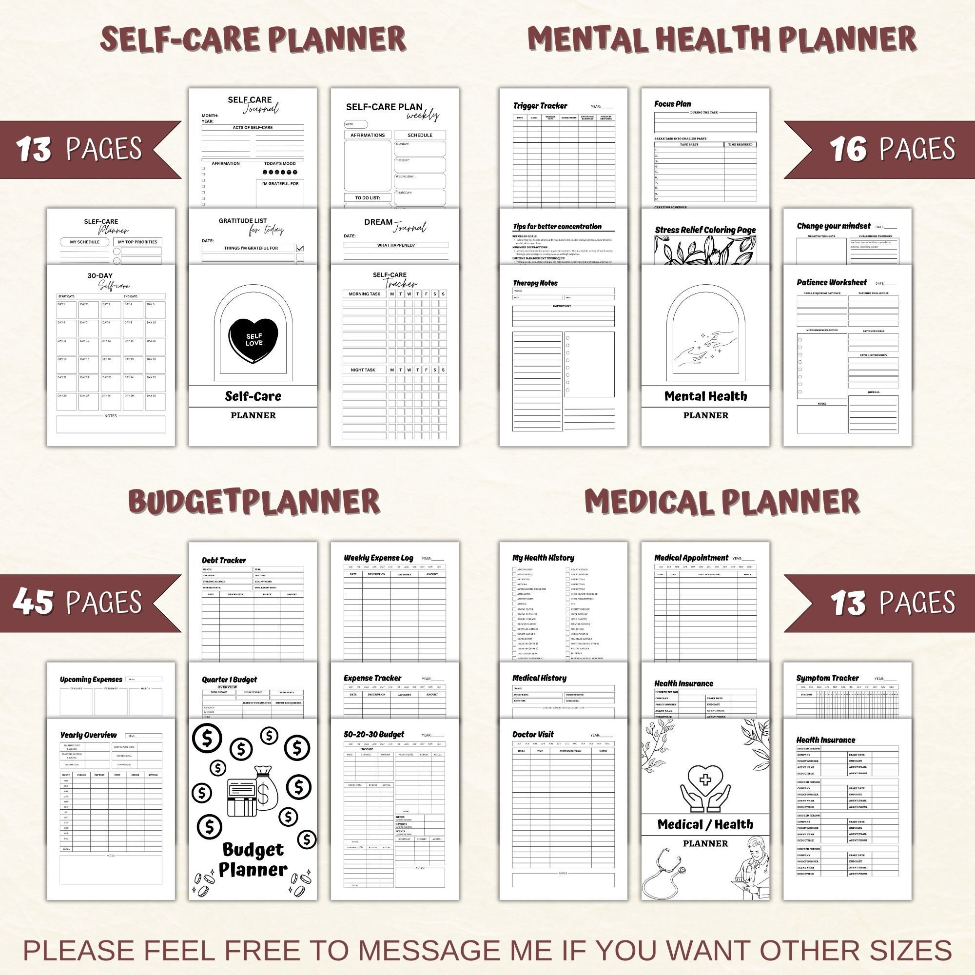 ADHD Digital Planner, Adhd Planner, Adhd Life Planner, Adhd Workbook ...
