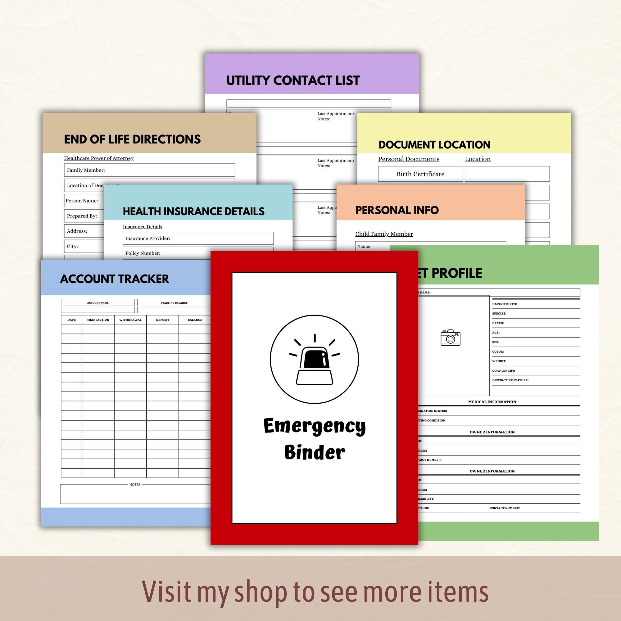 ADHD Digital Planner, Adhd Planner, Adhd Life Planner, Adhd Workbook ...