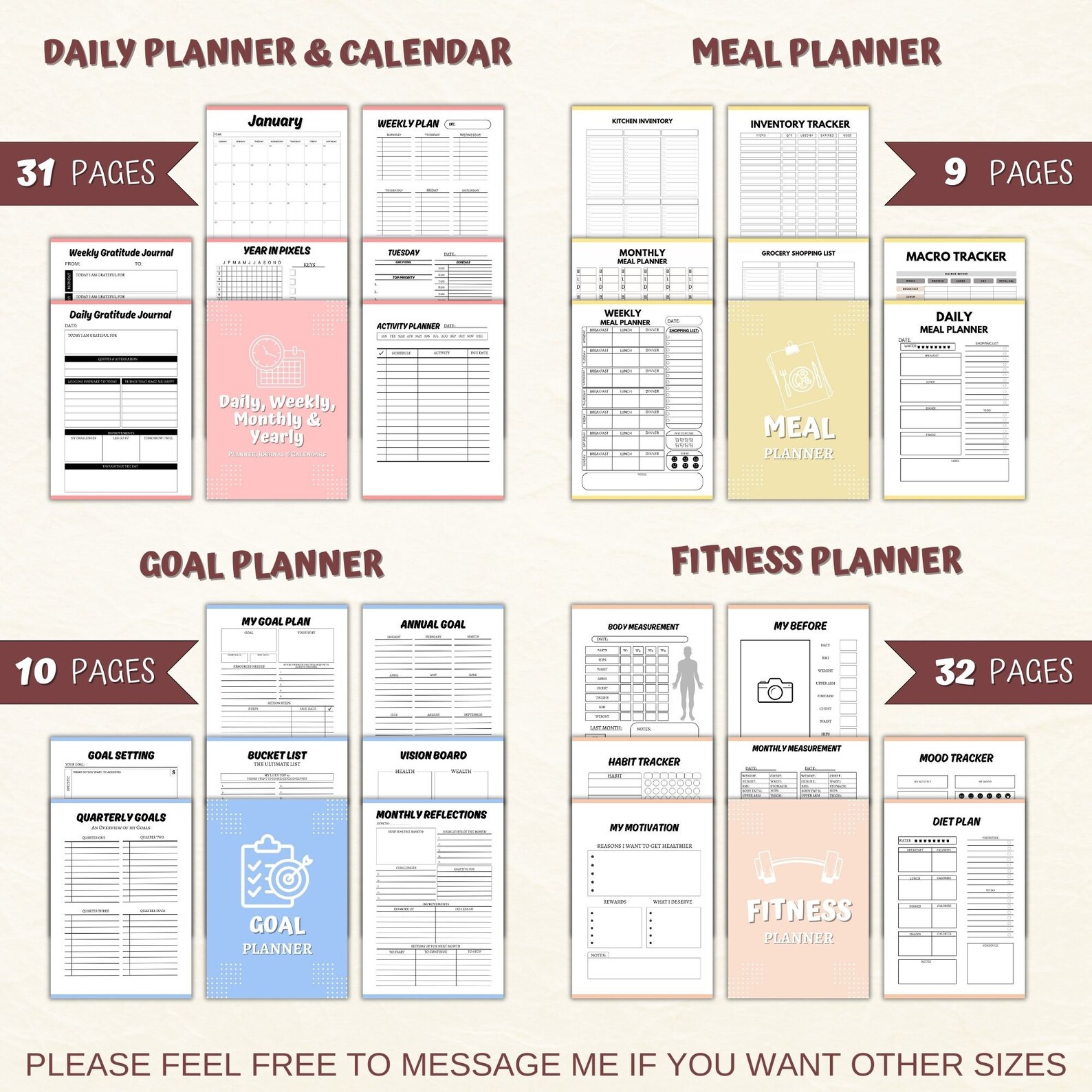Mega Adhd Planner Bundle for Adults Printable A4,ultimate Life Planner Bundle 2024,productivity ...
