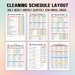 Ultimate Cleaning Schedule Bundle Editable,cleaning Planner Bundle A4 ...
