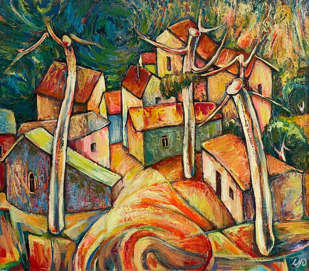 RESERVED FOR AMANDA Sasha Torunyan, Bright Impasto Impressionism Style ...