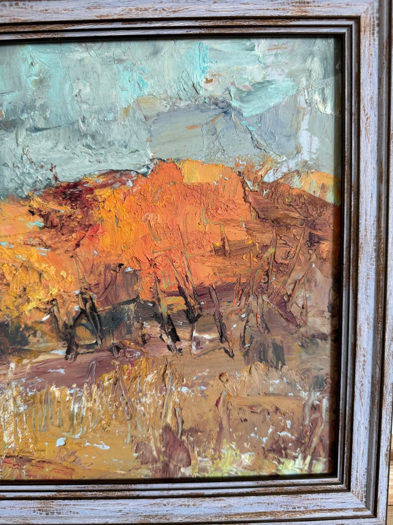 Smelova Kristina, Bright Impressionist Oil Painting autumn Garden ...