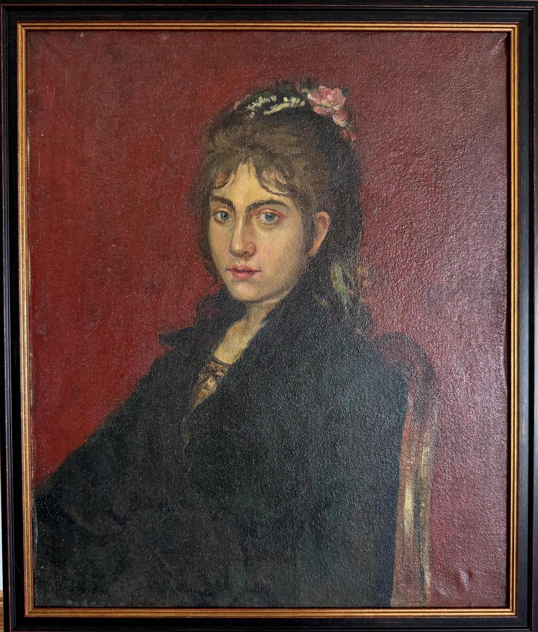 A Copy of Repin's Work I.E., "portrait of S. Lyubitskaya" Bright ...