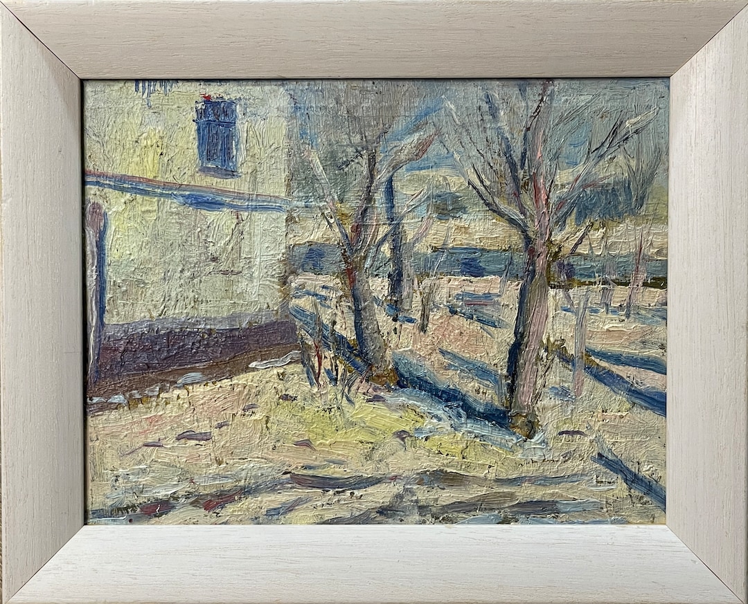 A Bright Painting Expressionism "spring" Original Vintage Oil Painting ...
