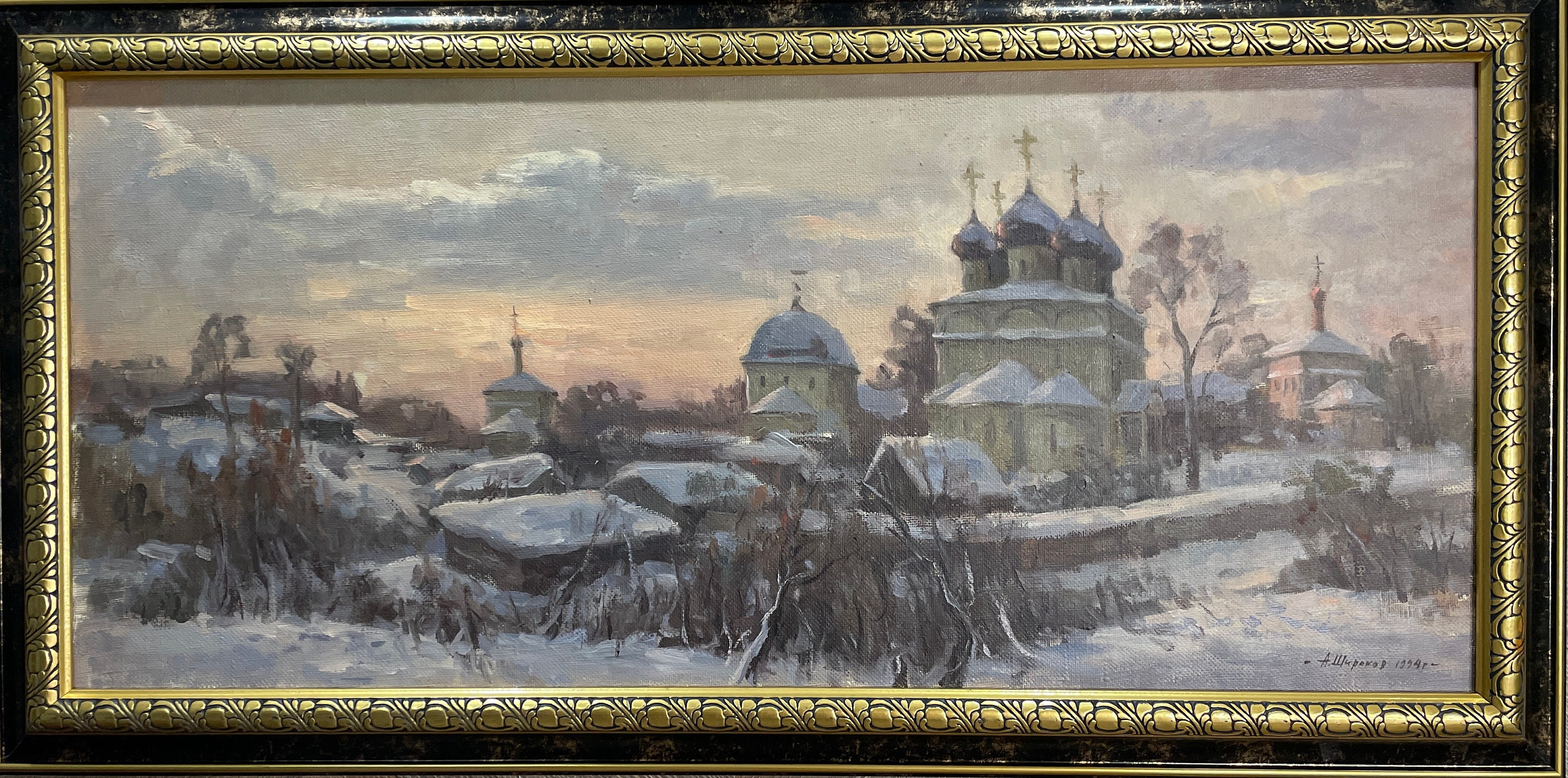 Bright Impressionist Painting "old Vyatka" Original Vintage Impasto Oil ...