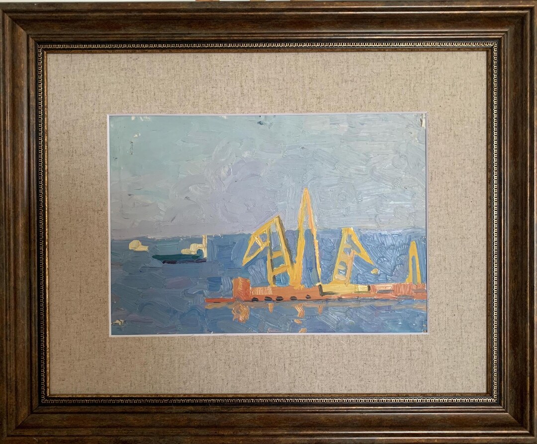 Skorlupin E.,bright Expressionist Oil Painting "summer in Porto ...