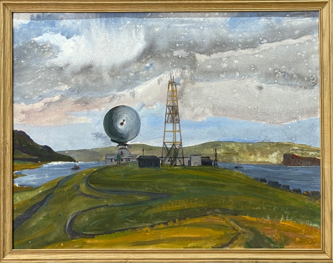 Vintage Kamchatka Oil Painting, Soviet Landscape, Gribok Dmitry, Framed ...