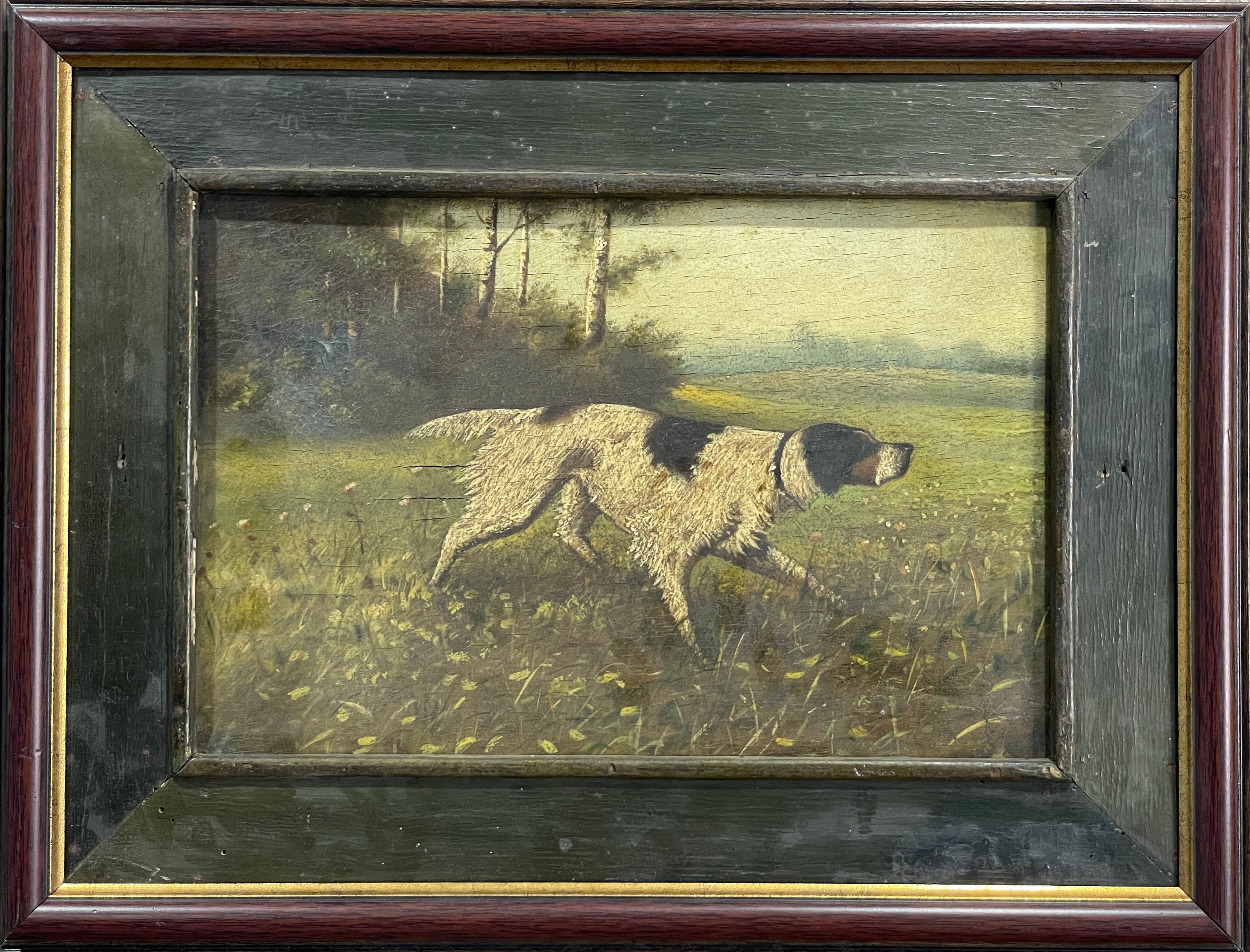 Bright Impressionism Oil Painting on the Hunt Original Vintage Painting ...