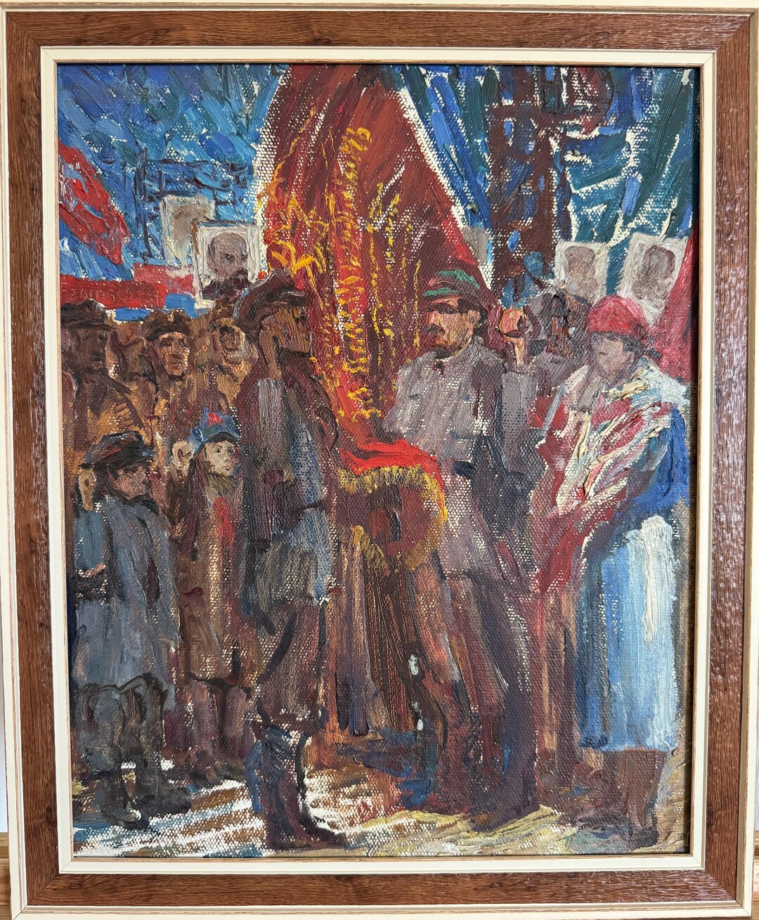 Gribok Dmitry, Bright Impressionist Oil Painting "revolutionary Kpivbas ...
