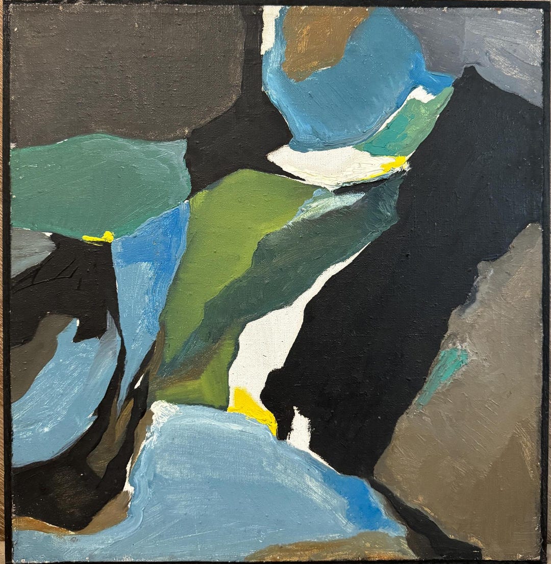 Prokopenko T., Vivid Abstract Oil Painting "composition No. 10 ...