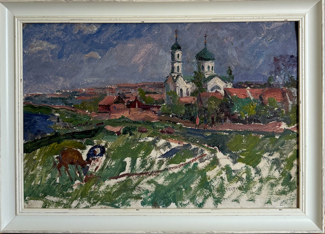 Gribok Dmitry, Bright Impressionist Oil Painting "summer Landscape ...