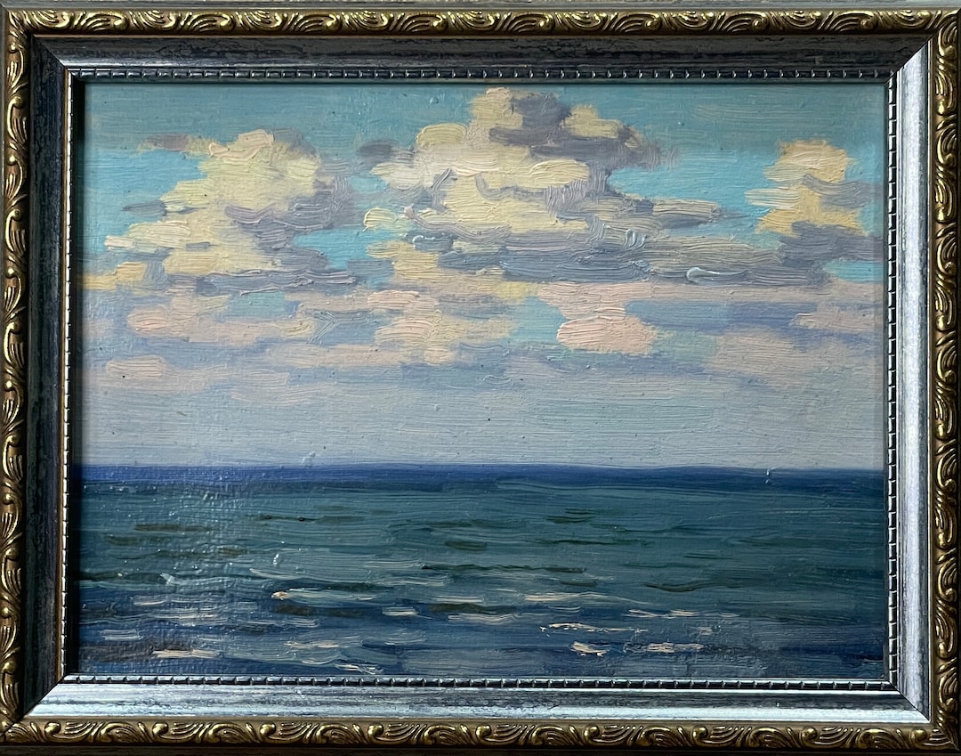Colorful Painting of the Azov Sea, "dali of the Azov Sea", Original ...