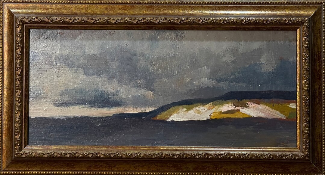 Alexander Freidin, black Sea Shore, Original Vintage Oil Painting ...