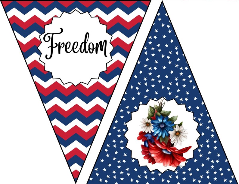 Patriotic Party Banner for 4th of July, Memorial Day, Veterans Day ...