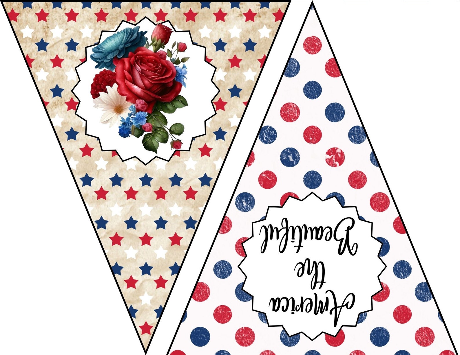 Patriotic Party Banner for 4th of July, Memorial Day, Veterans Day ...
