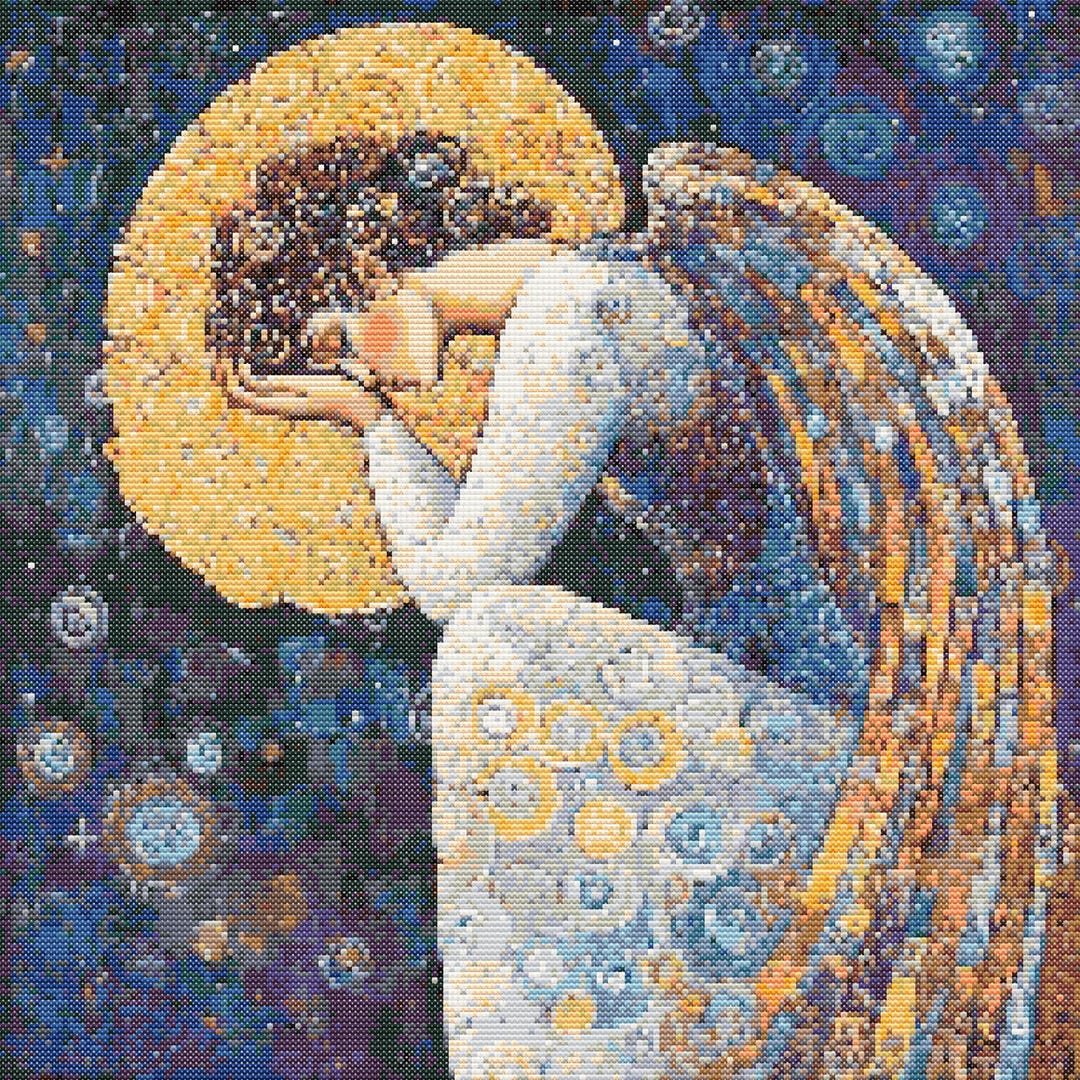 Cross Stitch Chart– Heavenly Angel.style of Klimt.beginner Friendly. PK ...