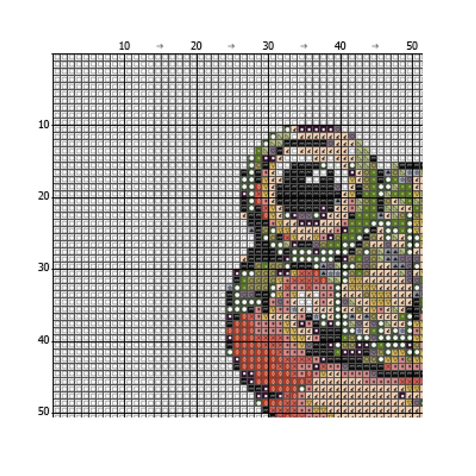 Cross Stitch Chart – Textile Frog. Patchwork Sewing. for Beginners, PDF ...
