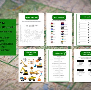 Road Trip Games Printable Bundle, Road Trip Games for Kids and Teens ...