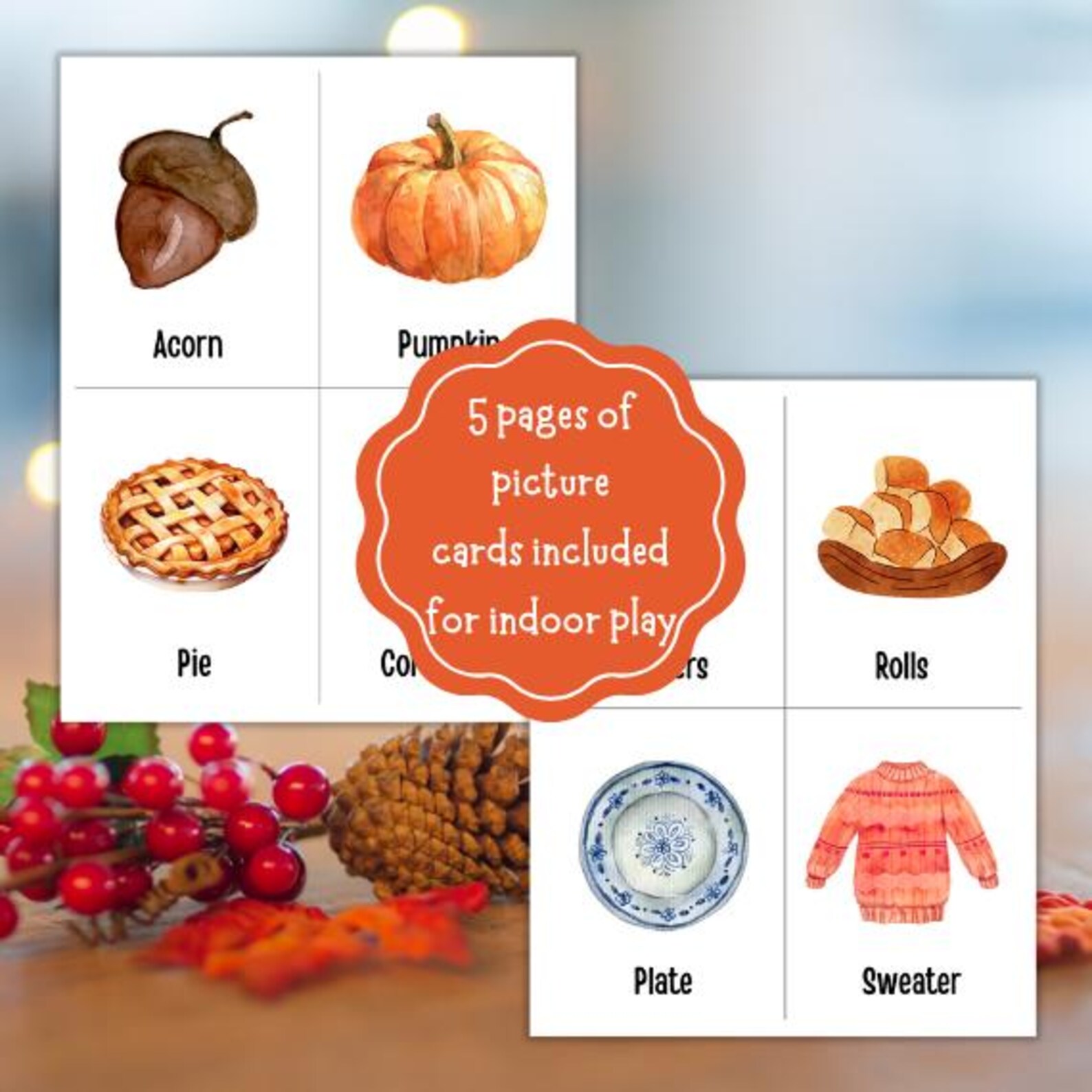 Thanksgiving Scavenger Hunt for Kids: Printable Digital Download - Etsy