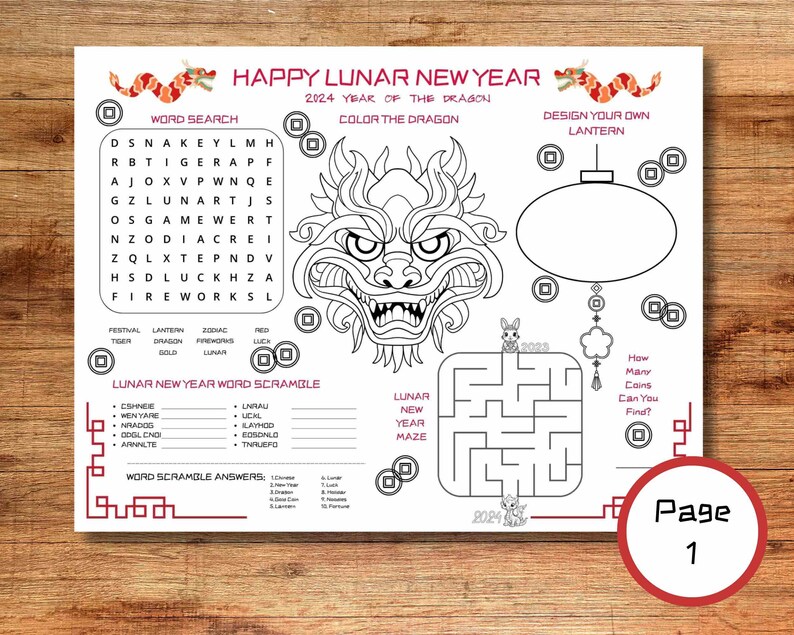 Chinese New Year, Lunar New Year, Year of the Dragon, Lunar New Year ...