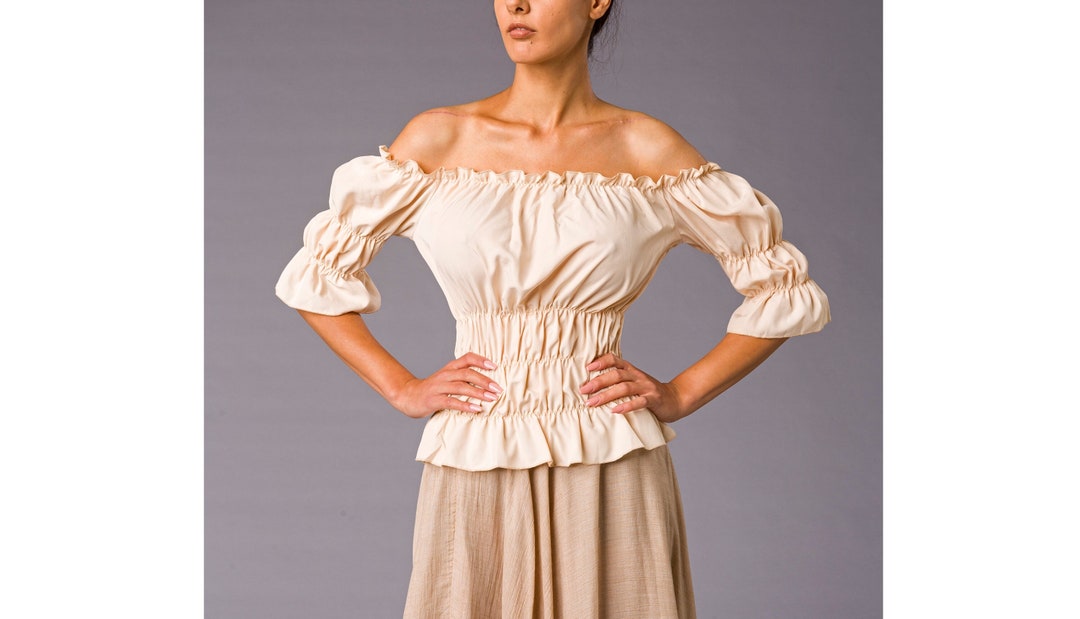 Renaissance Blouse, Medieval Blouse, Viking Shirt, Vampire Shirt ...