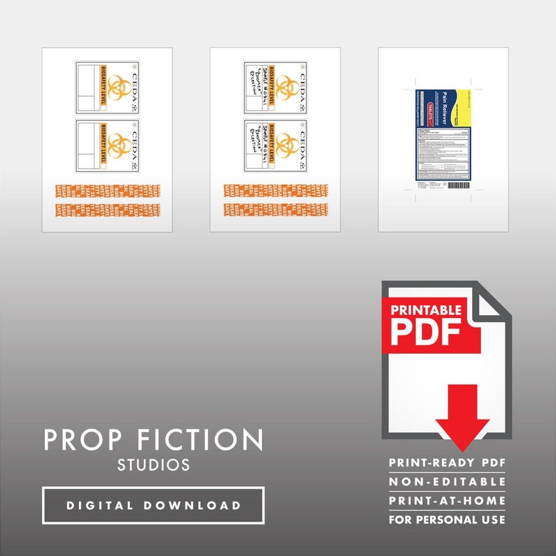Boomer Excretion: Printable PDF - Prop Bile Bomb and Pain Reliever ...