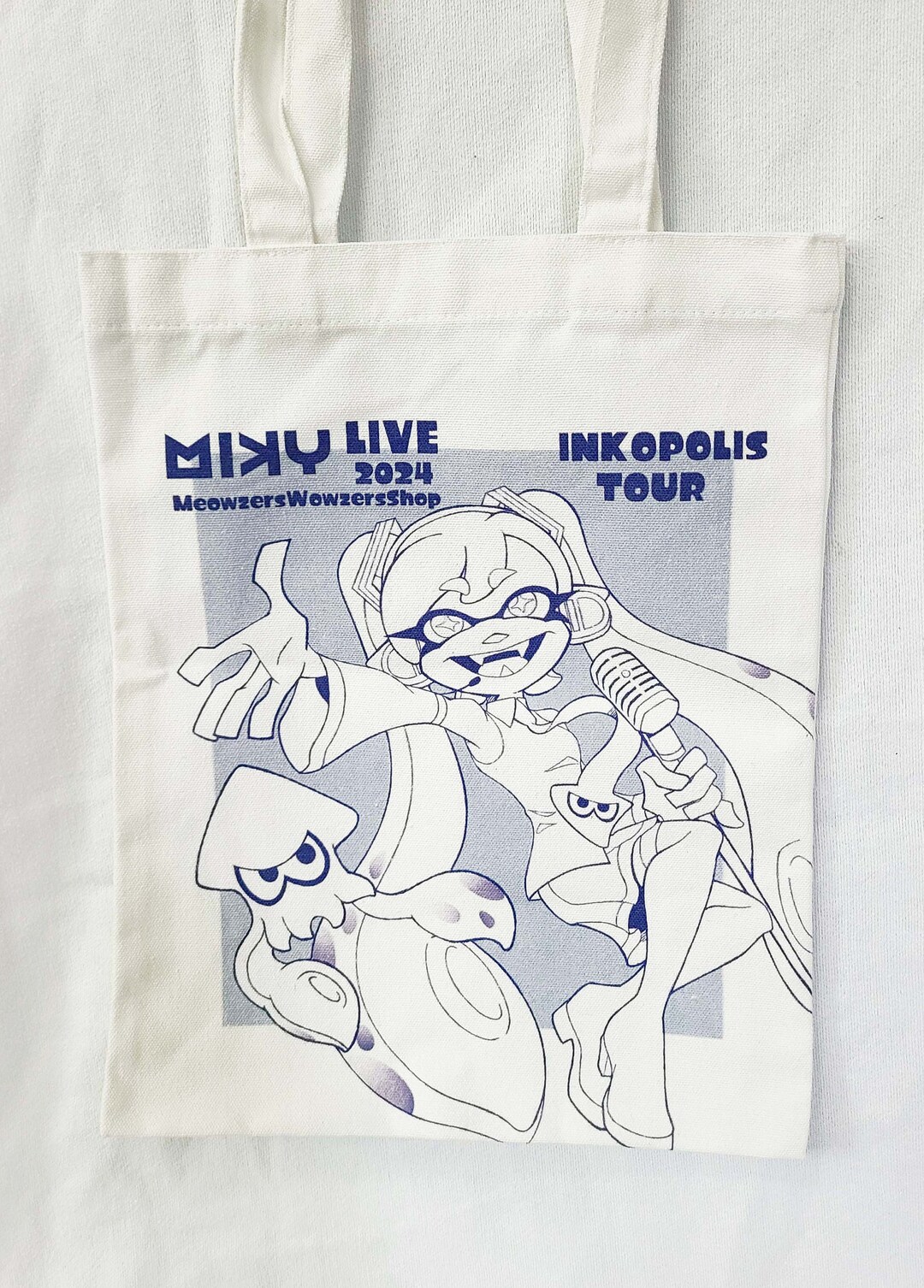 Hatsune Miku Splatoon Canvas Tote Bag - Etsy
