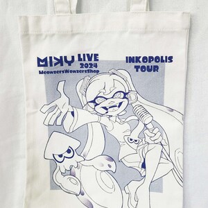 Hatsune Miku Splatoon Canvas Tote Bag - Etsy