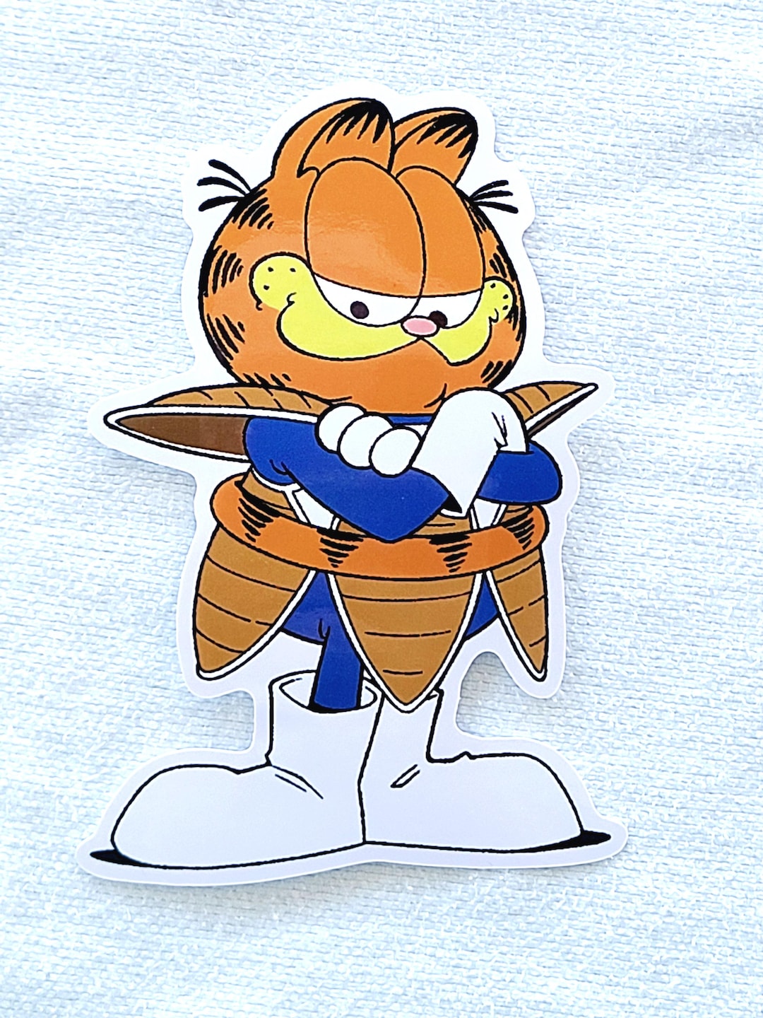 Garfield Vegeta Sticker - Etsy