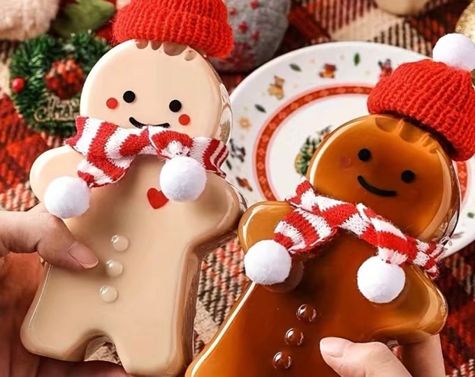 Christmas Gingerbread Man Bottle - Etsy
