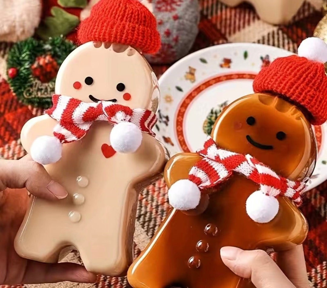 Christmas Gingerbread Man Bottle - Etsy