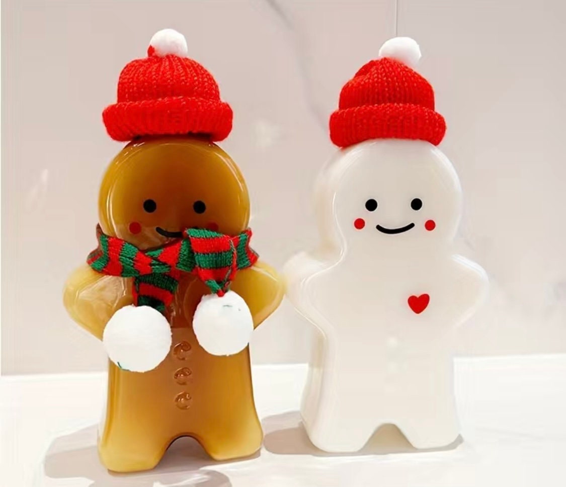 Christmas Gingerbread Man Bottle - Etsy