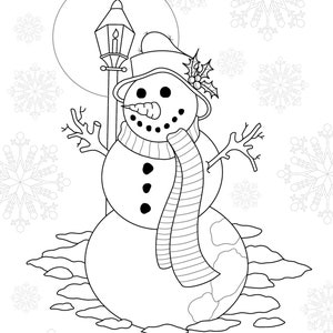 20 Original Kids Christmas Colouring Pages, Kids Activities, Instant ...