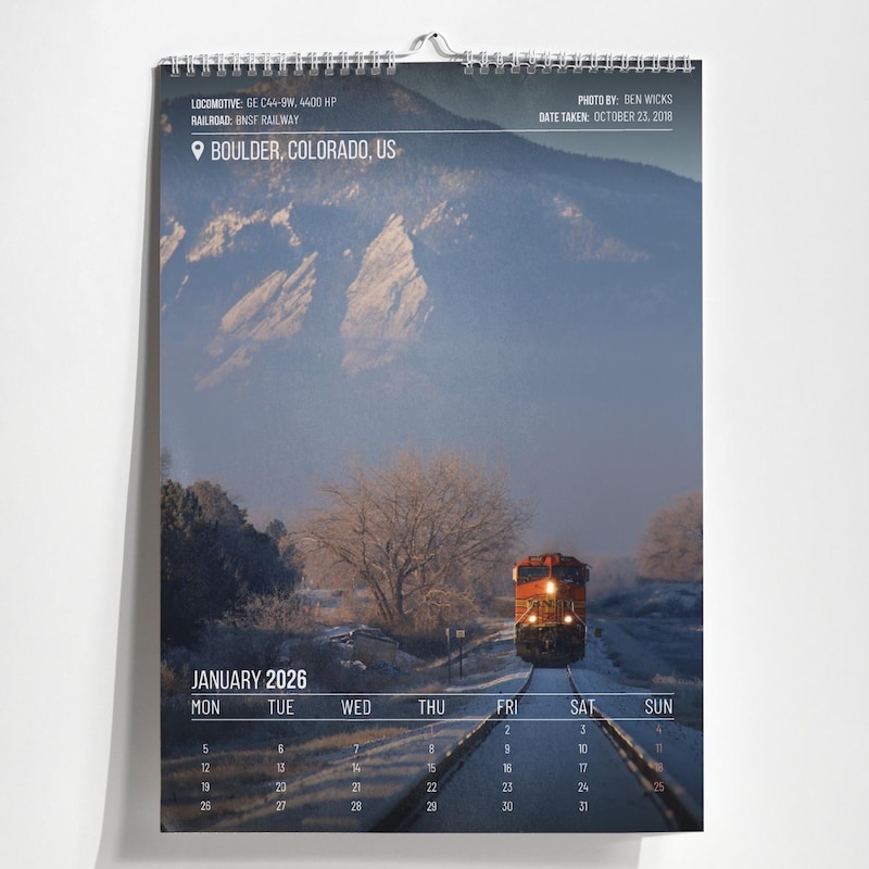 2026 Train Calendars - Etsy UK
