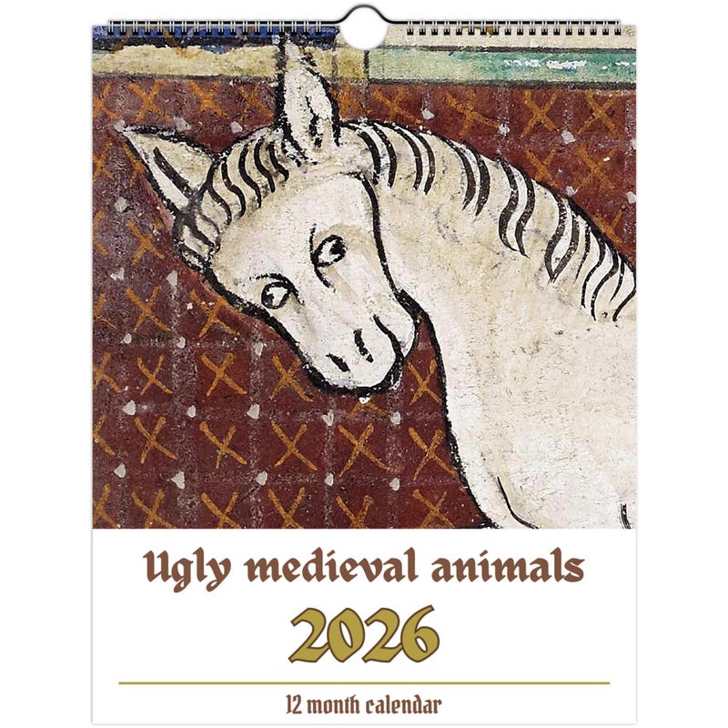 Medieval 2026 Wall Calendar - Etsy Canada