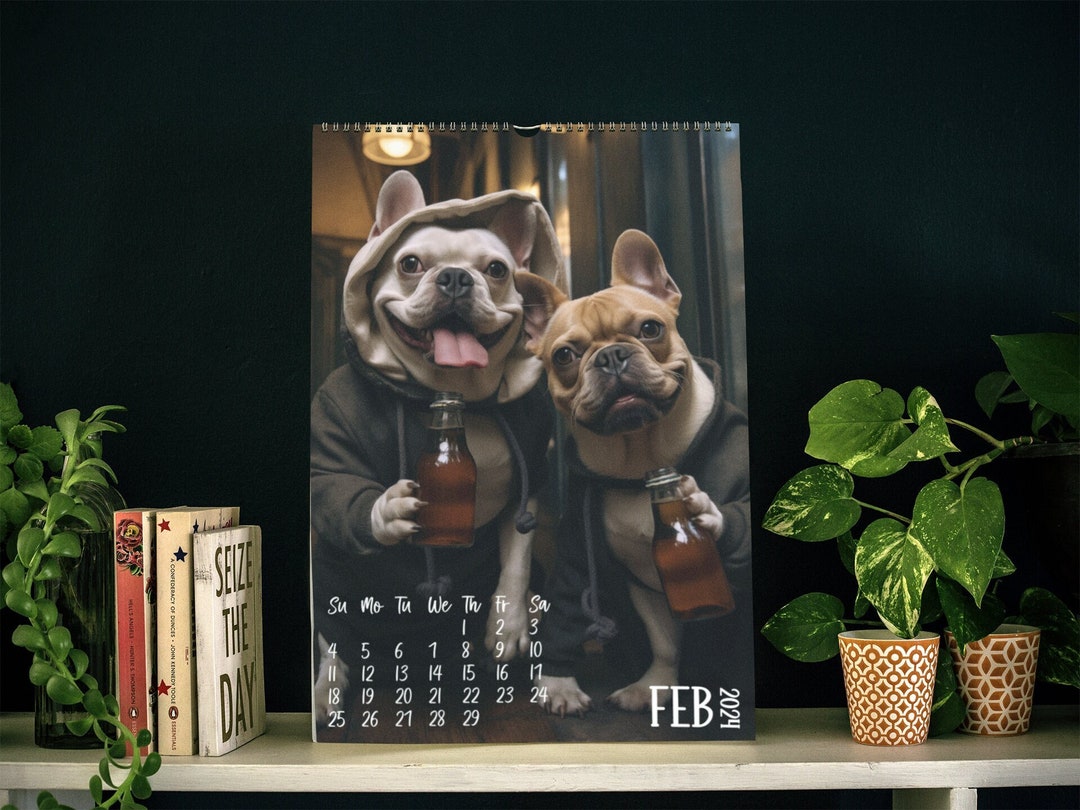 Wall Calendar 2024 Funny Calendar for Dog Lovers Bestfriends - Etsy
