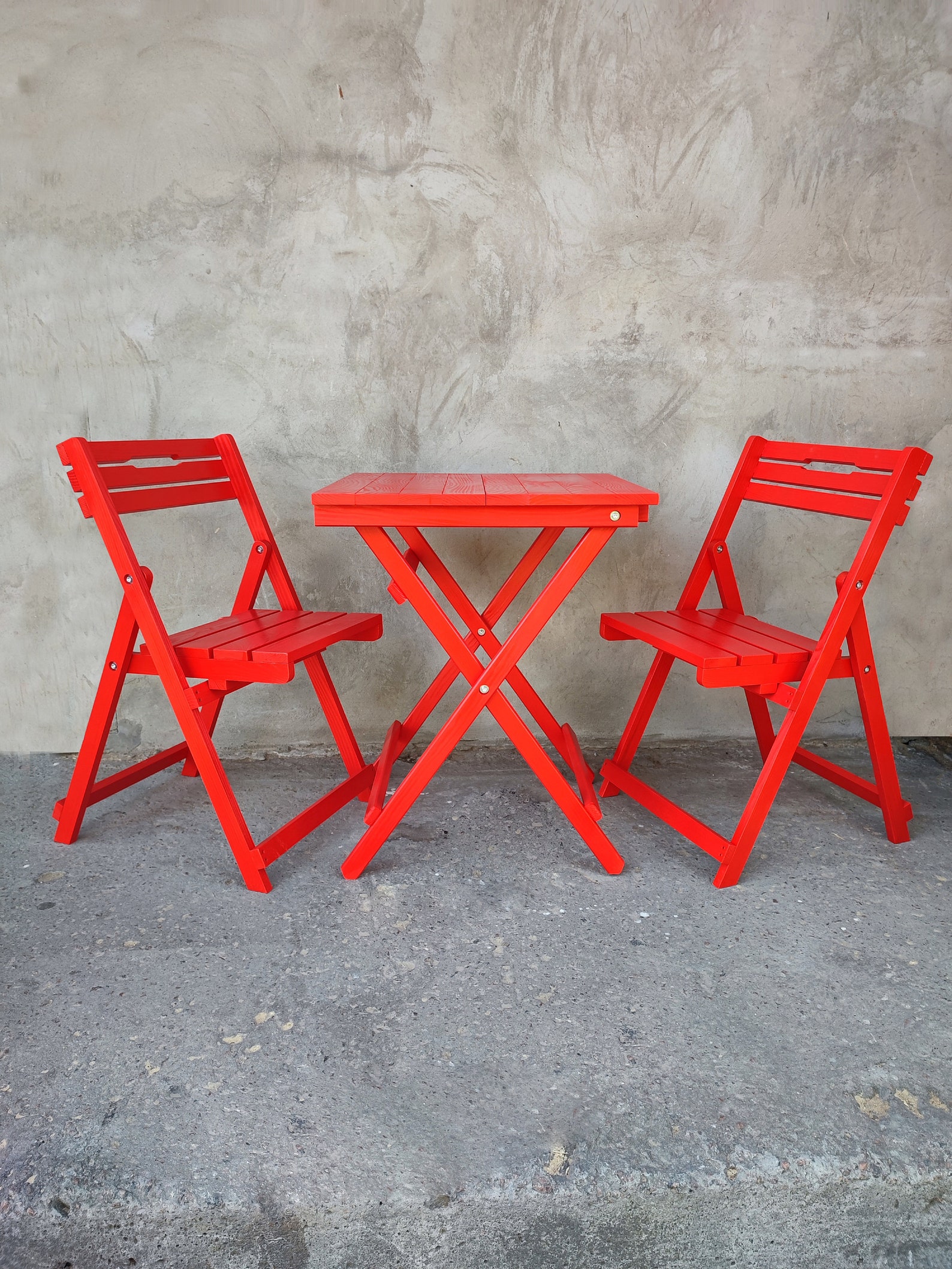 Black Foldable Seating Rustic Chair Folding Seat Natural Wood Outdoor ...