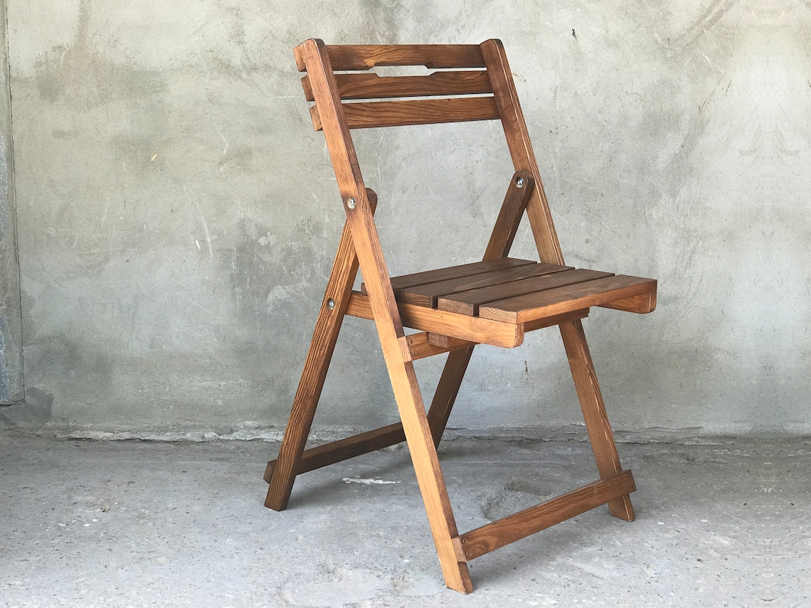 Foldable Wooden Chair for Compact Living Portable and Space-saving ...